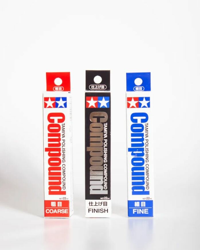 Набор полировальных паст Tamiya для моделизма