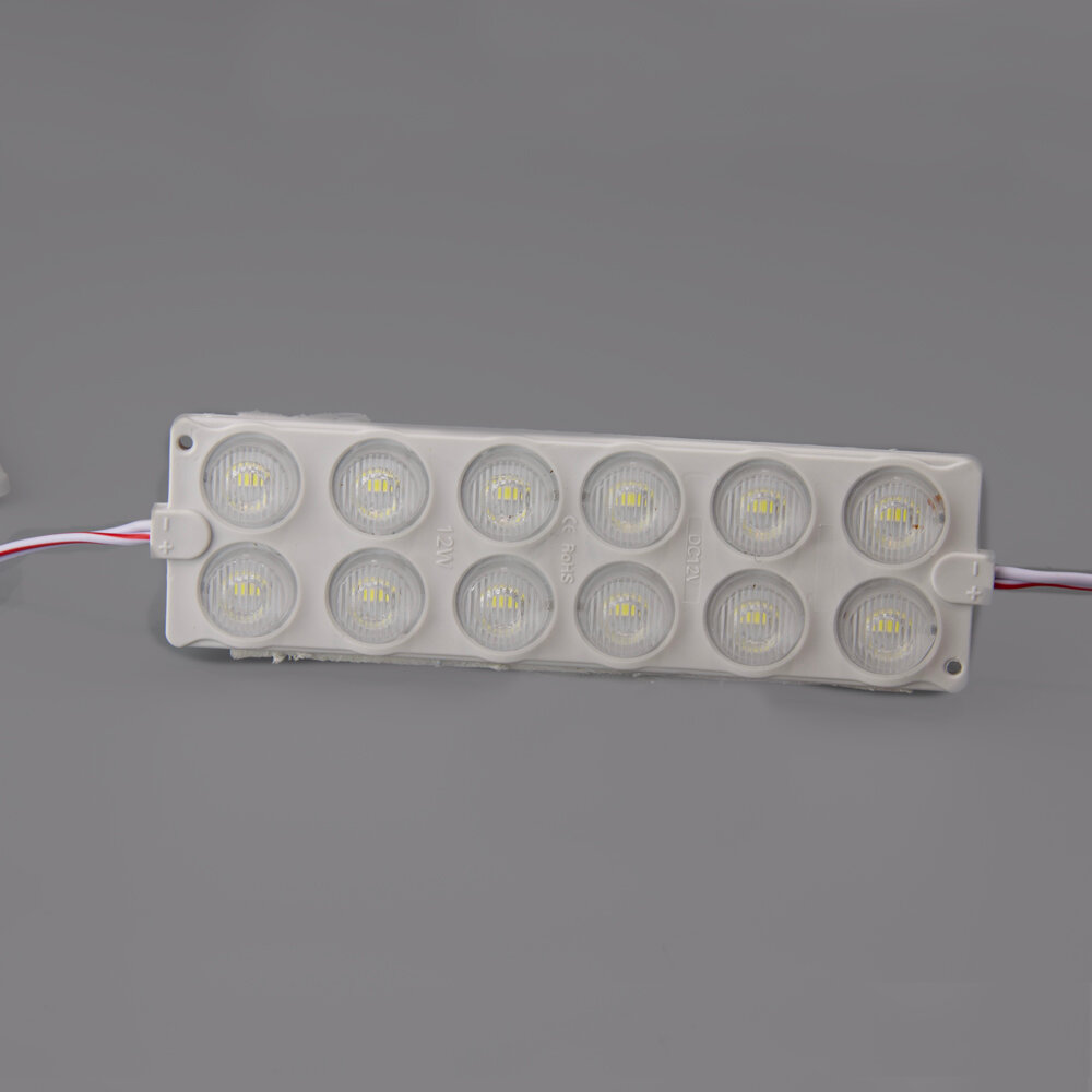 Светодиодный модуль ShopLEDs Светодиодный модуль c линзой PIX-12LED (12V, 12W, 240Lm, IP65) (холодный белый 10000K), 20шт