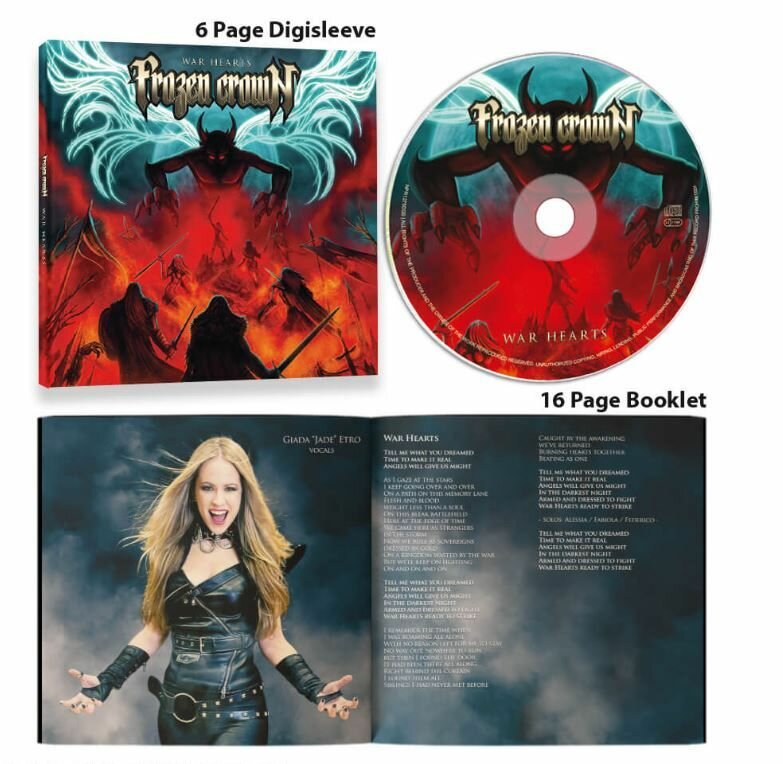 Фирменное издание Frozen Crown - War Hearts CD