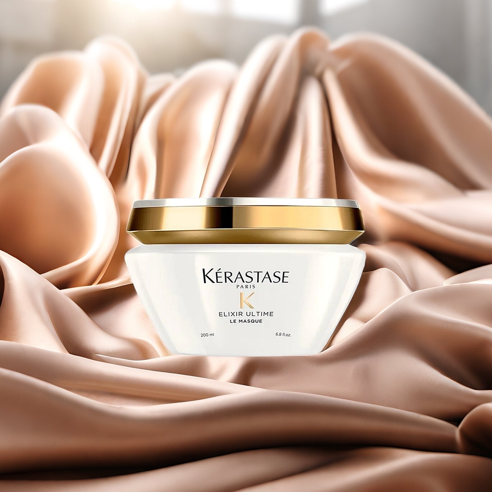 Питательная маска для волос Kerastase Elixir Ultime Masque для блеска, для тусклых и сухих волос, 200 мл