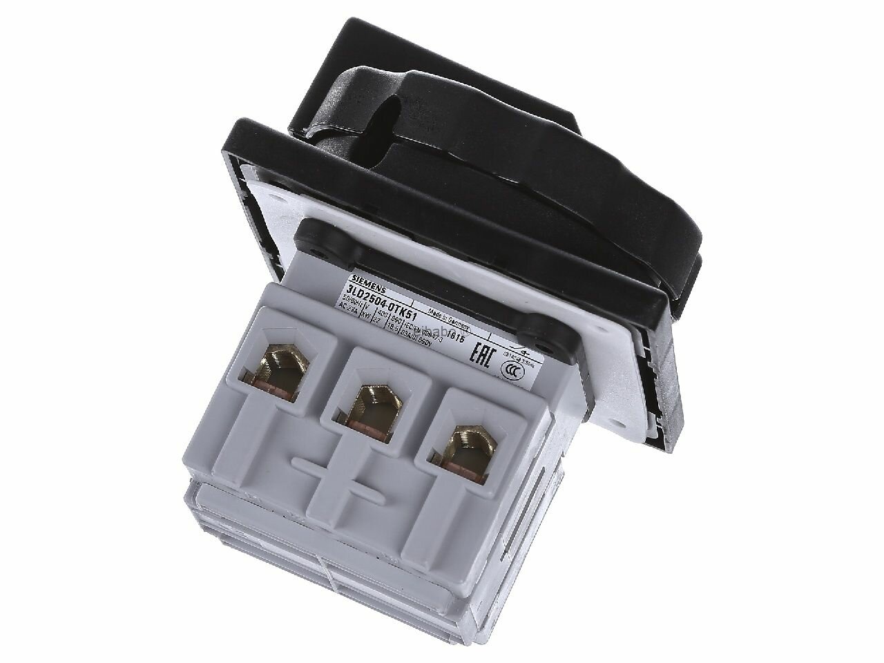 Аварийный выключатель Siemens 3LD2504-0TK51 3-х полюсный 22кВт 4011209403321