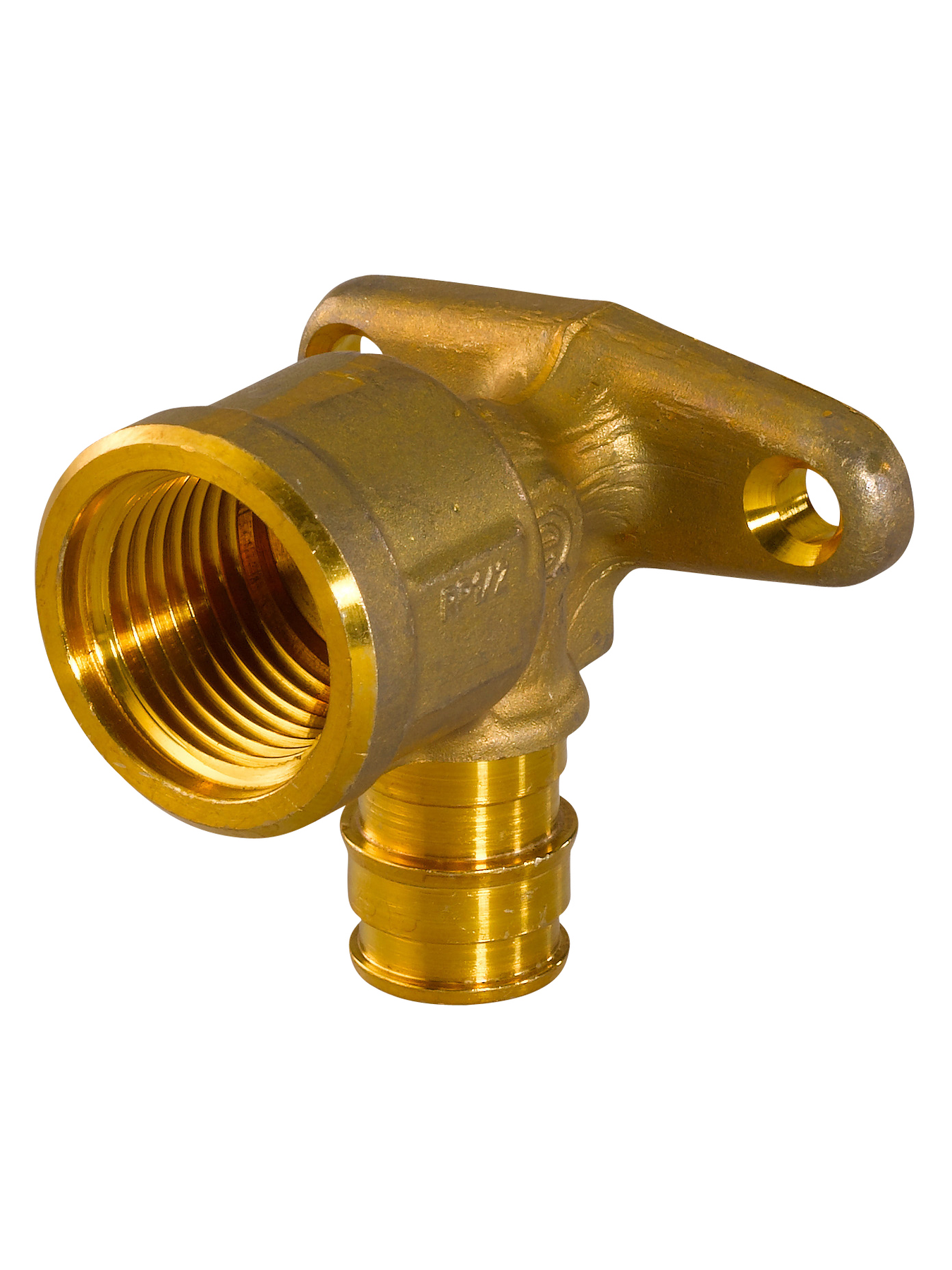 Водорозетка Uponor Q&E с фланцем 20-1/2"ВР 43мм, DR-латунь 1023035