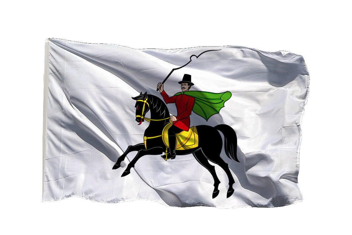 Флаг Клина на сетке, 70х105 см - для уличного флагштока