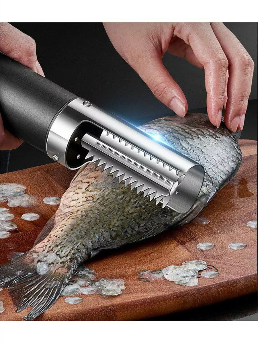 Беспроводная электрическая рыбочистка Fish Cleaning Black