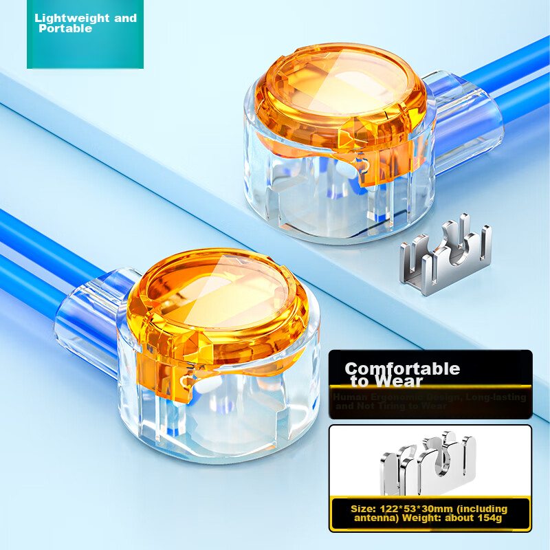 SAMZHE Terminal Block, High-Quality Eco-Friendly K2 Engineering-Specific Telephone And Network Cable Connector, Quick Double-Blade Double-Wire Connector, Approximately 50 Pieces/bag, XPT-09