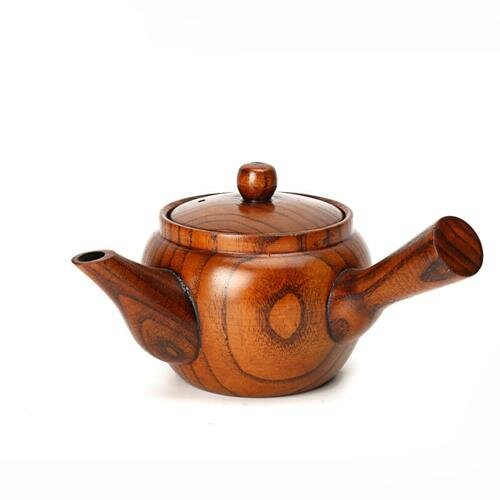 Натуральный деревянный чайник с длинными ручками, портативный офисный кофемашинчик, домашний чайник кунг - фу, традиционный китайский чайник