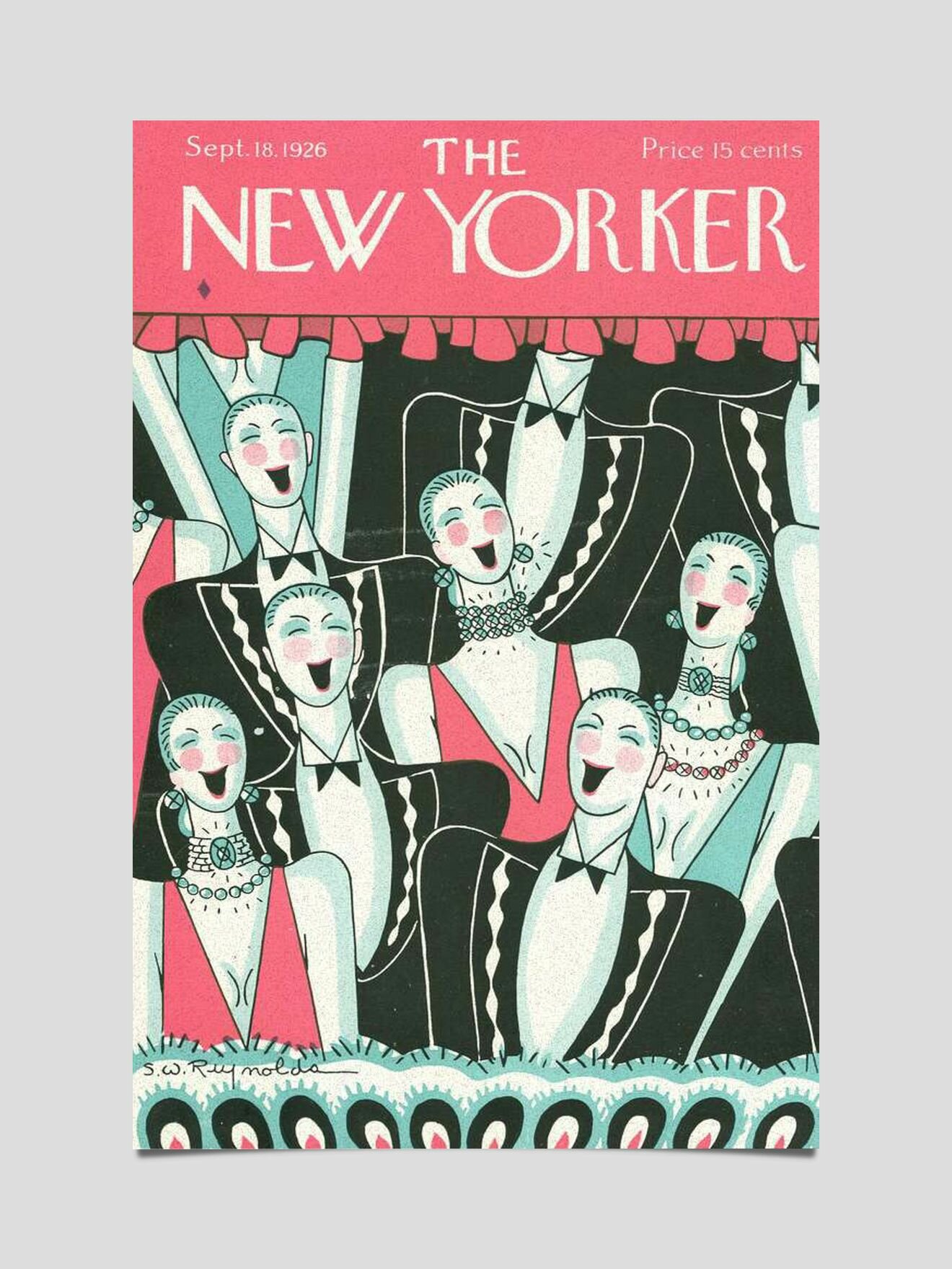 Постер по обложе The New Yorker 18.09.1926, размер 40 на 60 см. - Poster4me