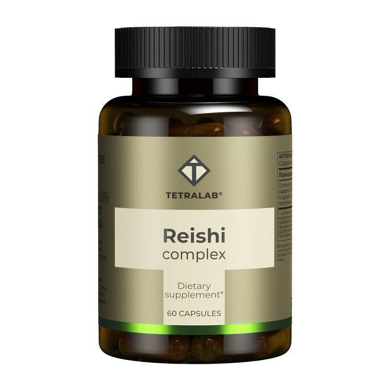 TETRALAB рейши комплекс N60 капс массой 610мг