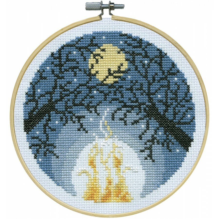 Набор для вышивания Костер 20 см DESIGN WORKS 7074