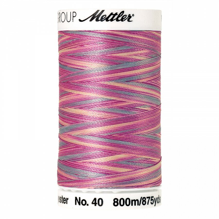 Нить вышивальная мультиколор POLY SHEEN MULTI, 800 м 9912 Plum Pourri