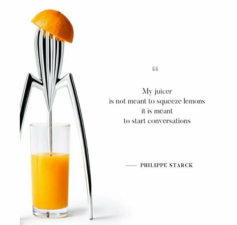 Соковыжималка Alessi "Лимонная голова", легированная сталь, серебристый