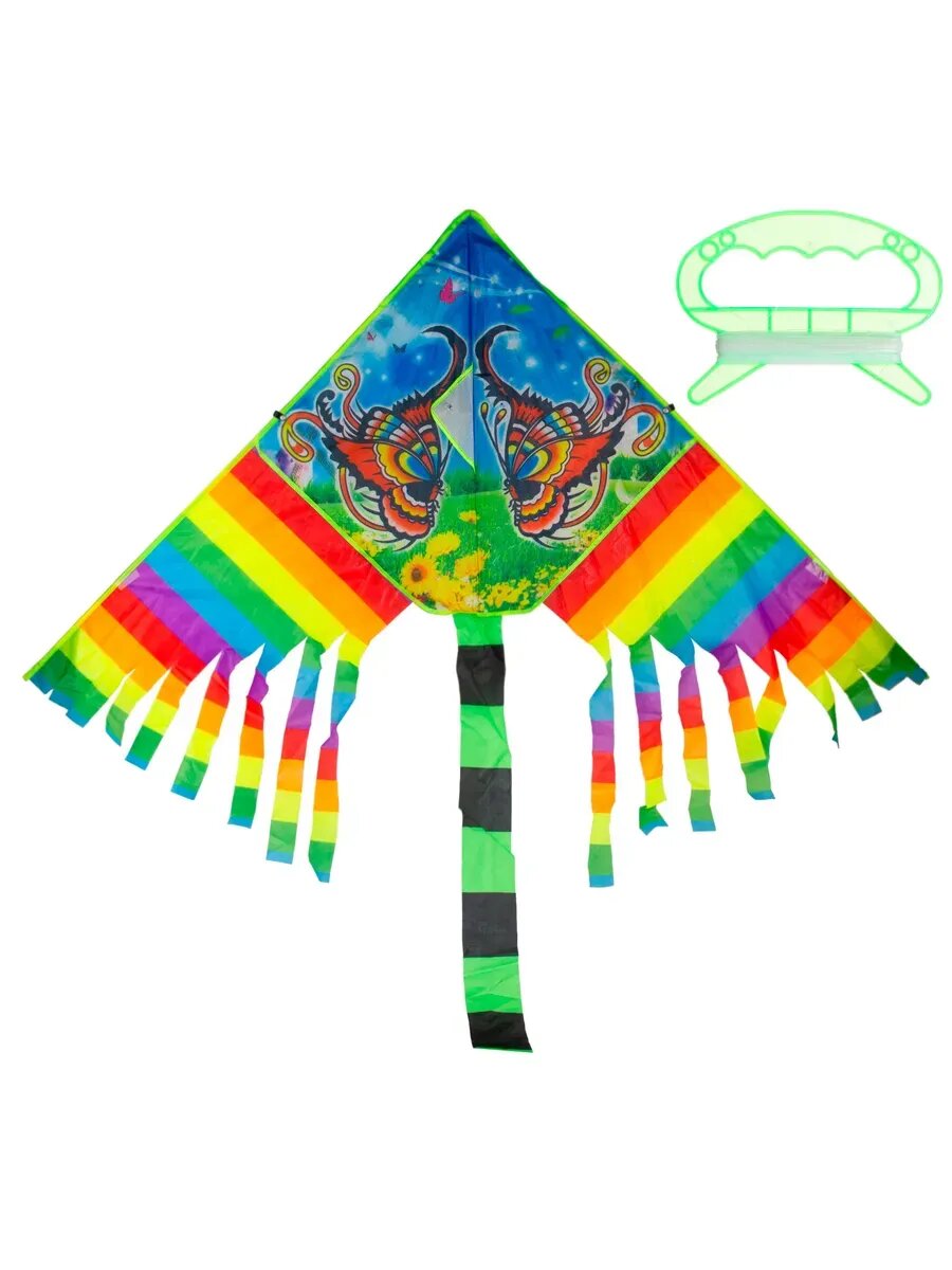 Воздушный змей для детей бабочка, детский летучий