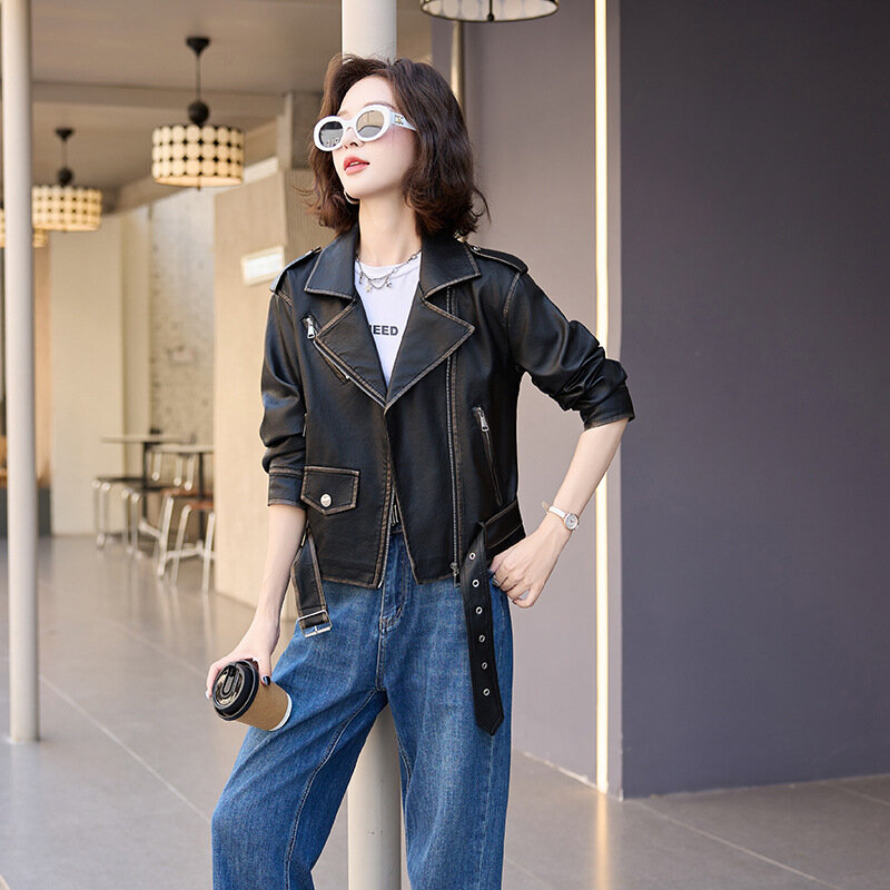 Куртка кожаная