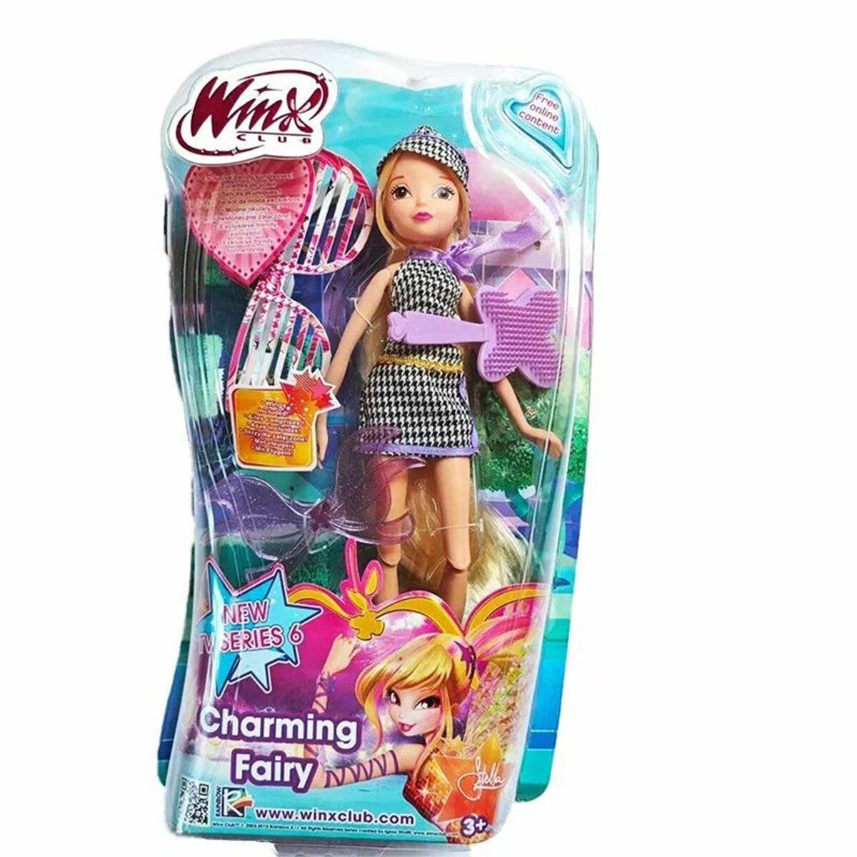 Witty Toys WINX CLUB Charming Fairy / Набор игрушек из коллекции модных кукол, подарок на день рождения, С аксессуарами