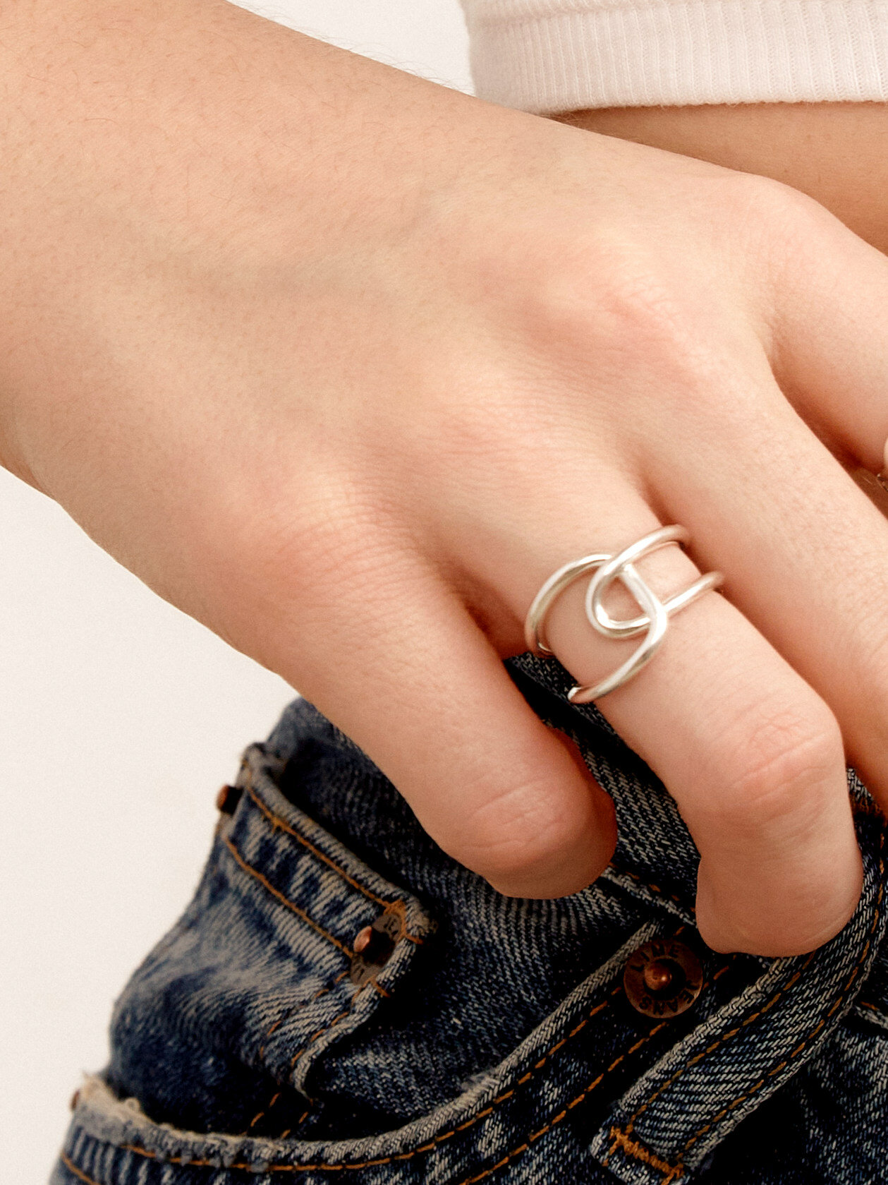 Кольцо, серебро, 925 проба