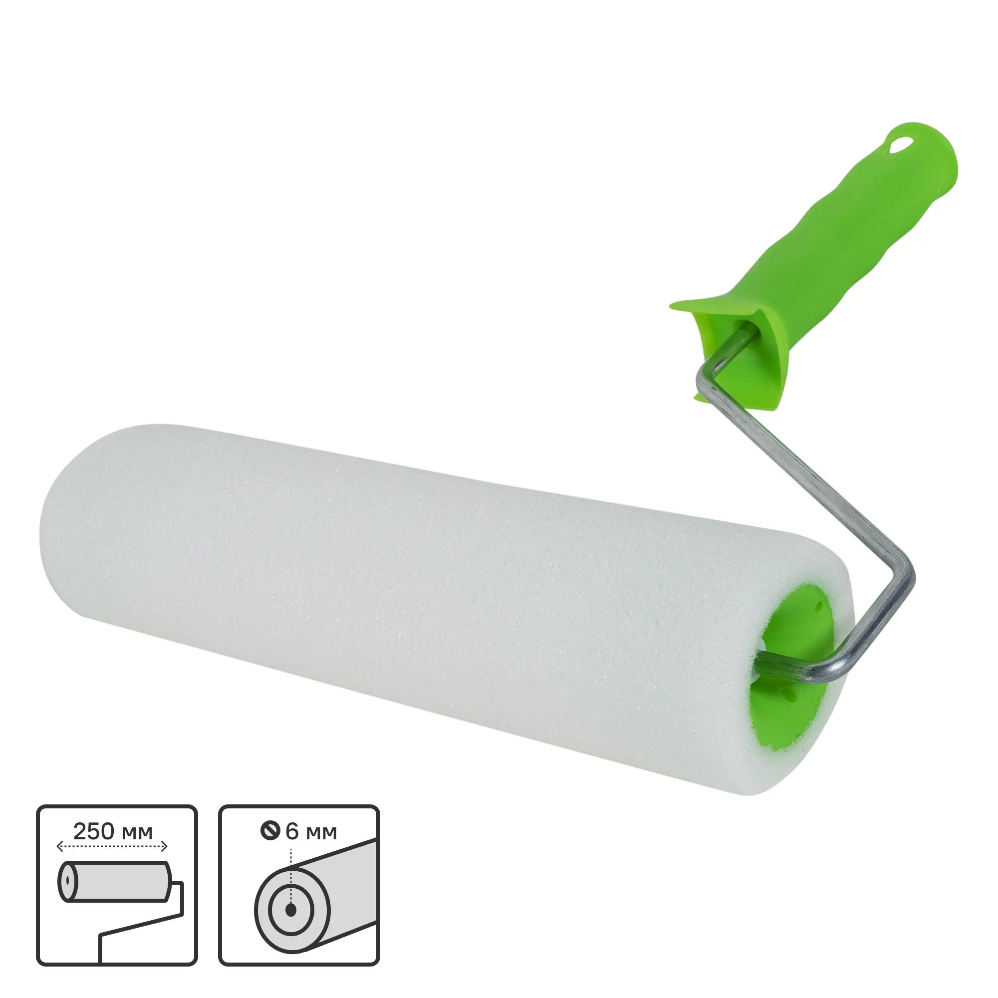 Сибртех Валик универсальный 250 мм, диаметр бюгеля 6 мм, для покраски и отделки