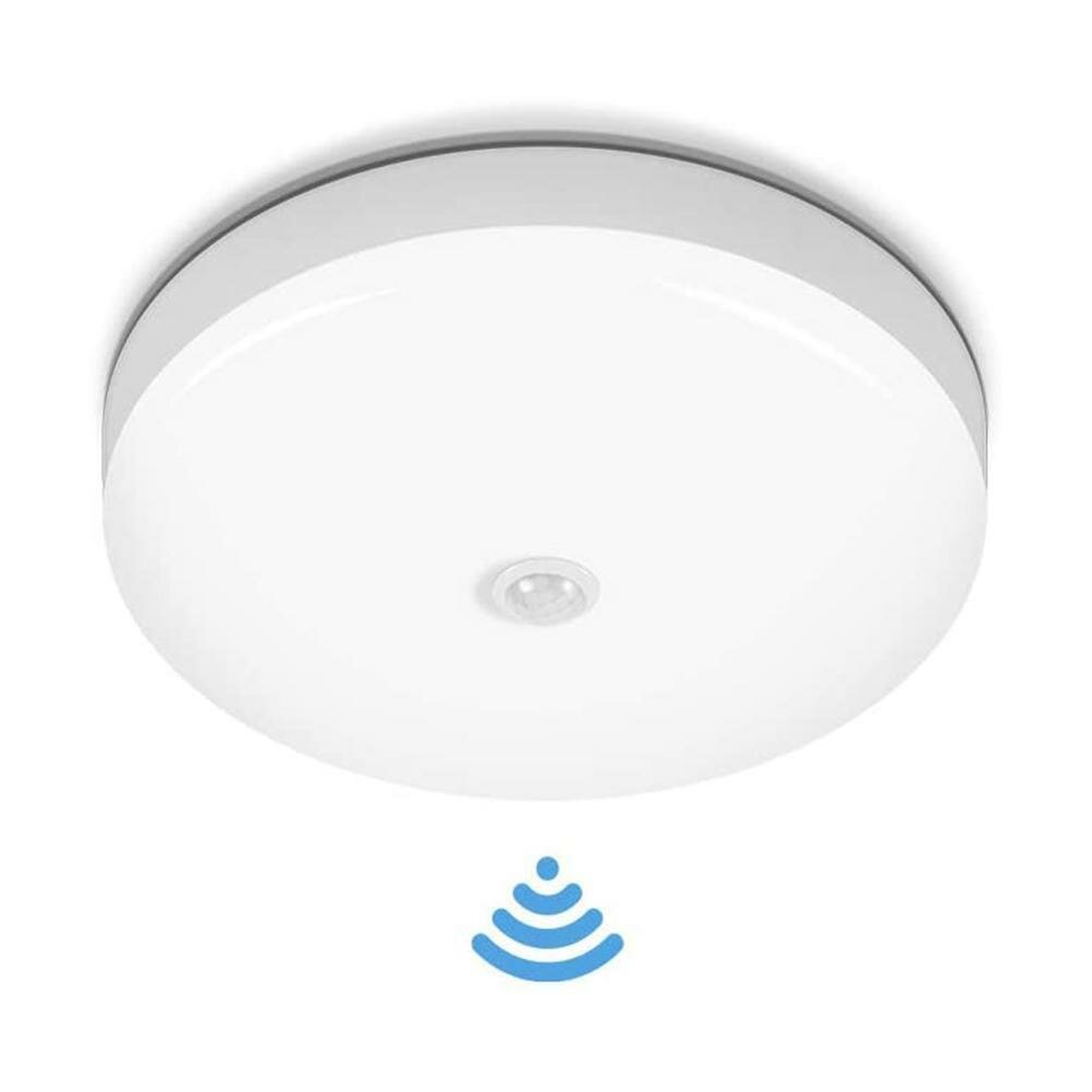 12 Вт светодиодный встраиваемый потолочный светильник с датчиком движения для внутреннего освещения кухни спальни ванной комнаты коридора энергосберегающий