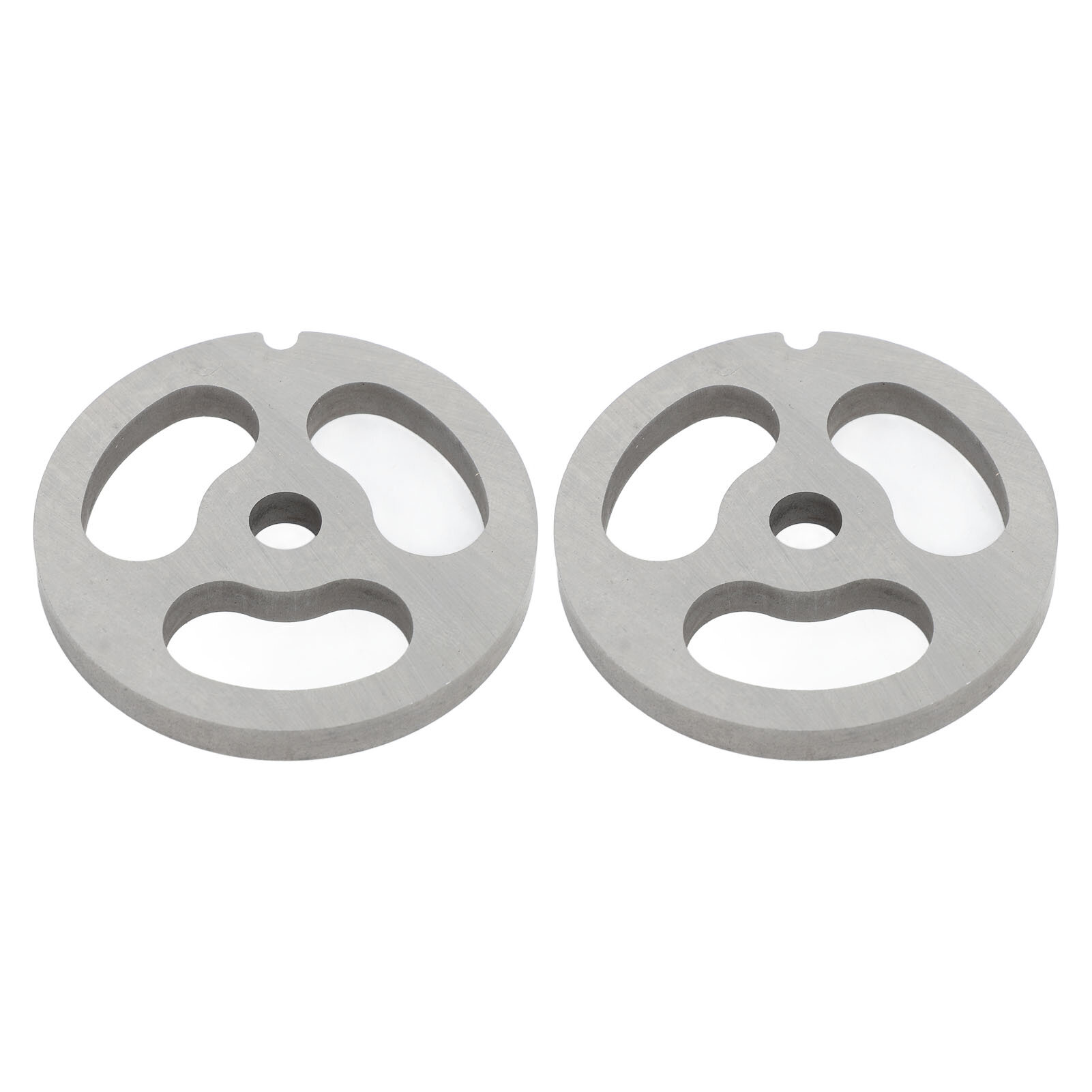 Диски для мясорубки из нержавеющей стали с 3 отверстиями, 2 шлифовальных лезвия для домашнего использования, прочные и простые в очистке аксессуары для мясорубки