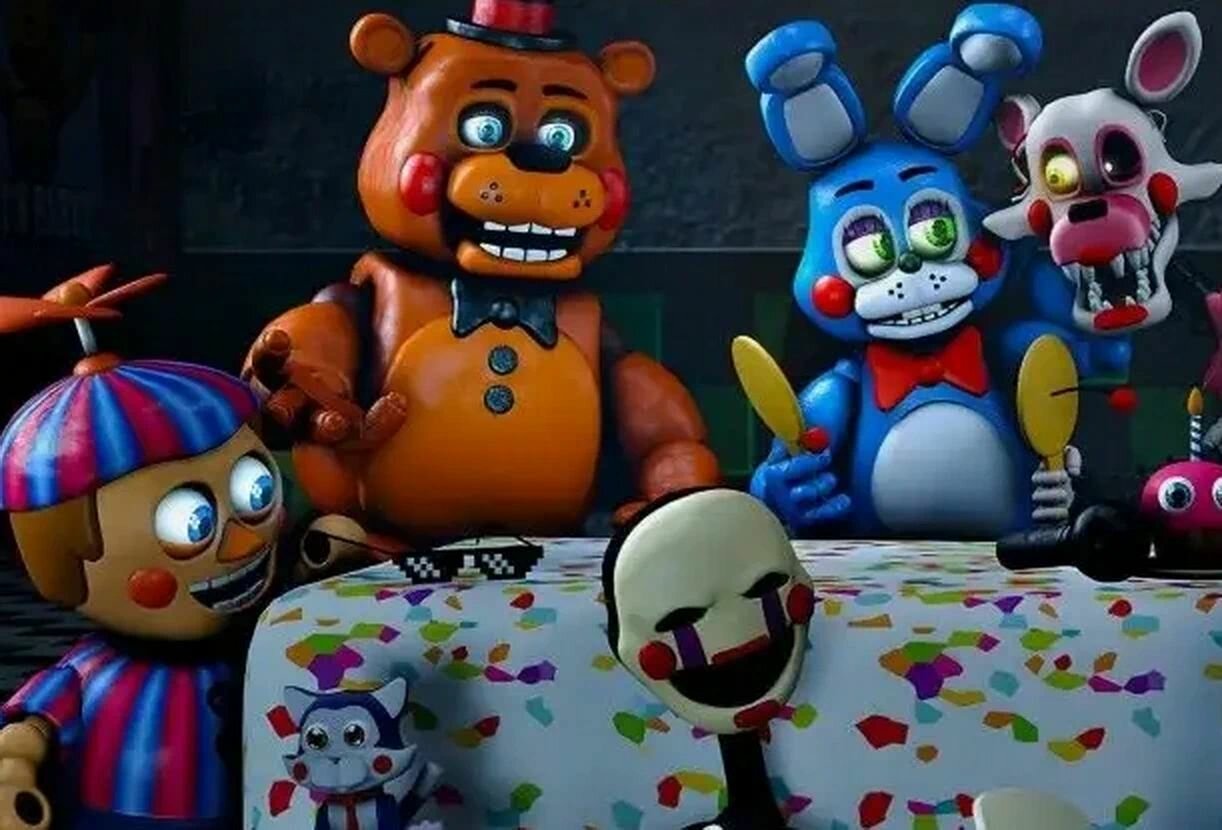 Плакат, постер Five Nights at Freddys, 2023. Пять ночей с Фредди на бумаге, размер 21х30см