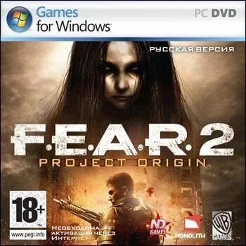 Игра для компьютера: F.E.A.R. 2 Project Origin (2 Jewel диска) Лицензионный диск