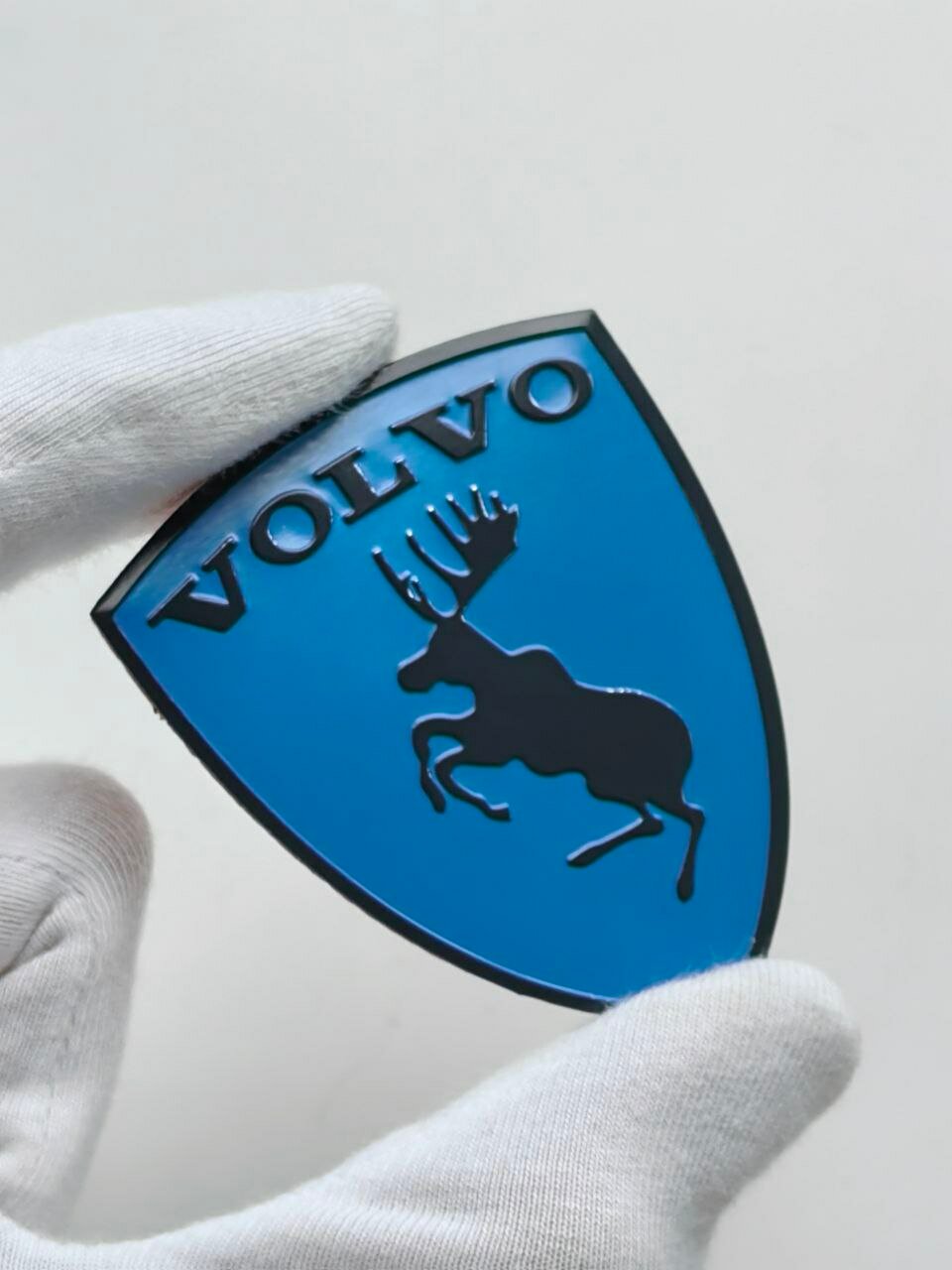 Эмблема Volvo 60*50 мм, значок, шильдик Вольво с лосем, логотип
