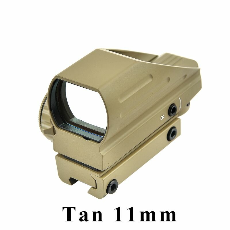 Коллиматорный оптический прицел (tan11mm) (Red Dot) . Для страйкбольного, пневматического оружия