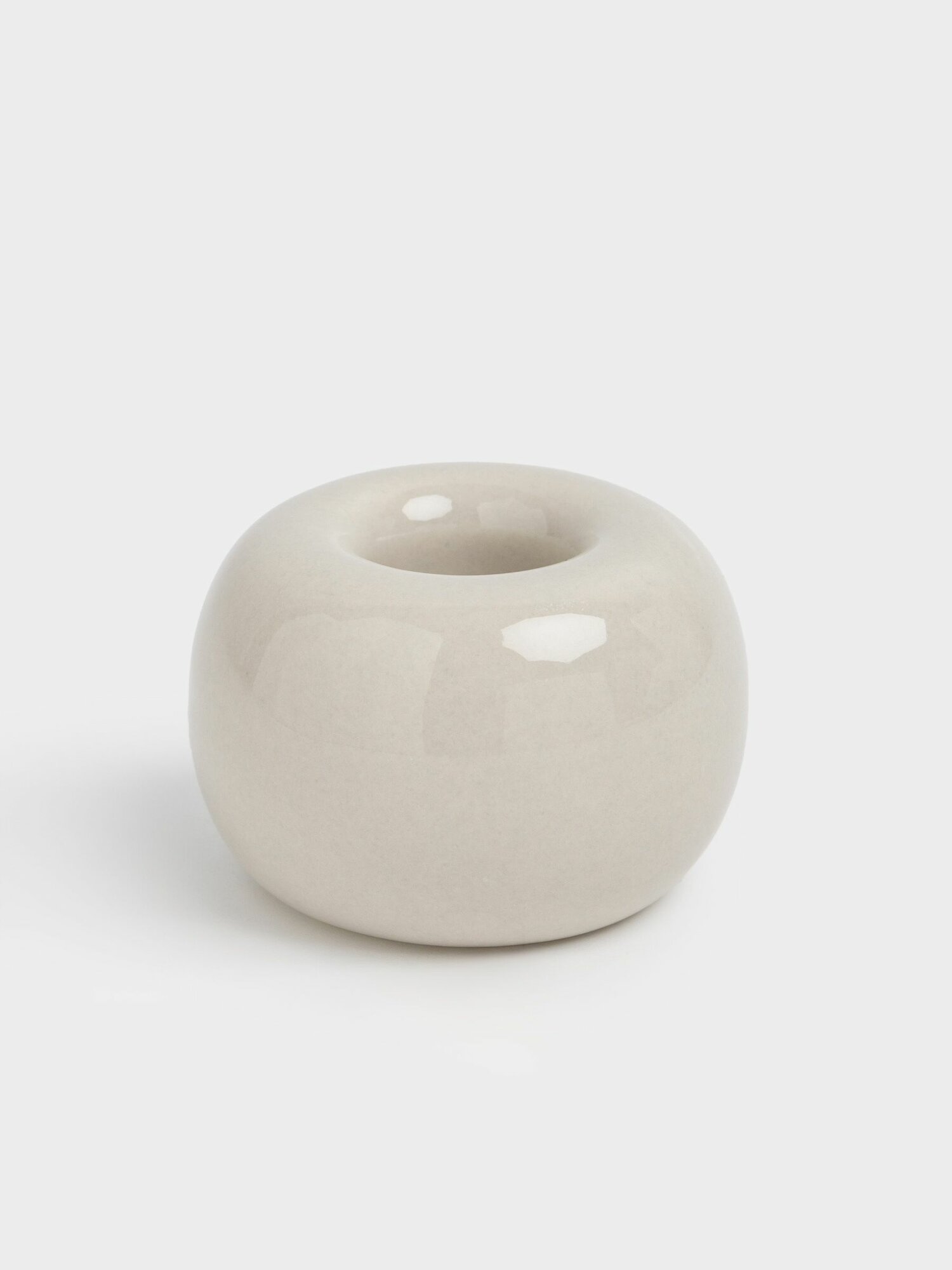 Подставка для зубной щетки, 3 см, керамика, бежевая, Nira, Kuchenland