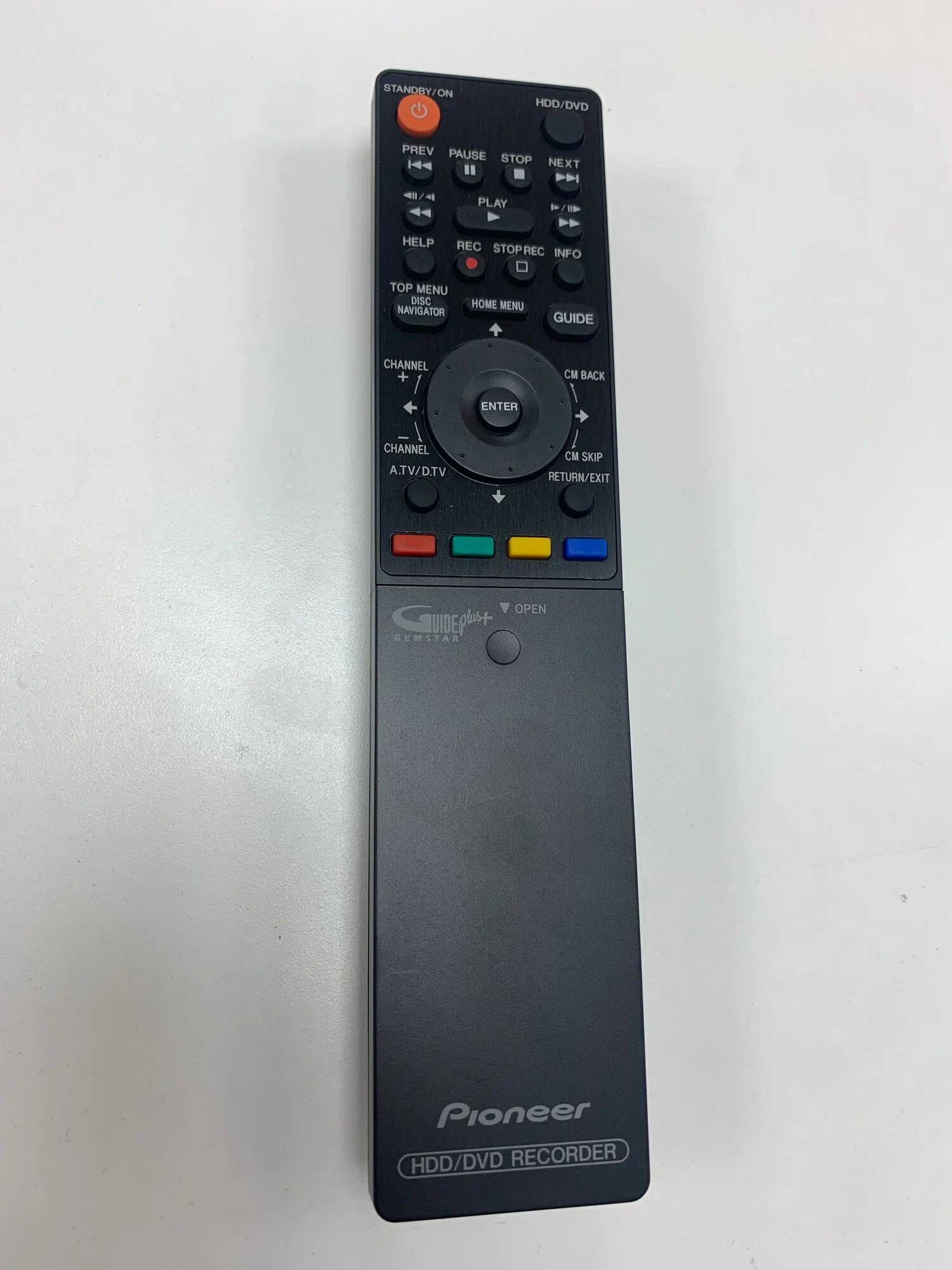 Пульт д/у Pioneer VXX3221, jog dail, для DVD рекордера, оригинальный, белый/черный