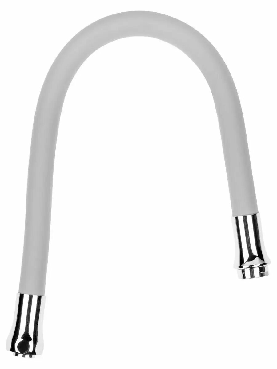 Излив гибкий для смесителя AV ENGINEERING серый, Диаметр подключения 3/4"(AVZAP-SGR)