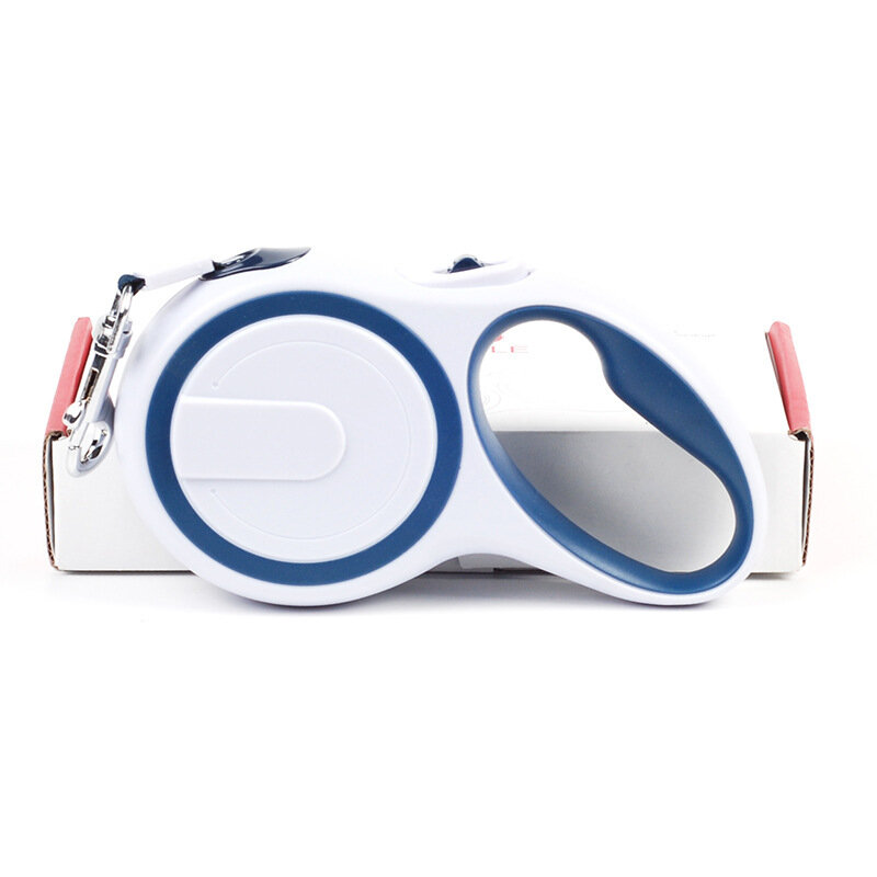 Подходит для выгула собак небольших и средних размеров, автоматический поводок, выдвижная двухцветная собачья цепь