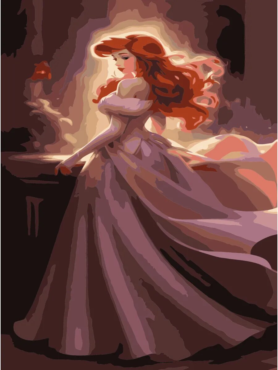 Картина по номерам принцесса