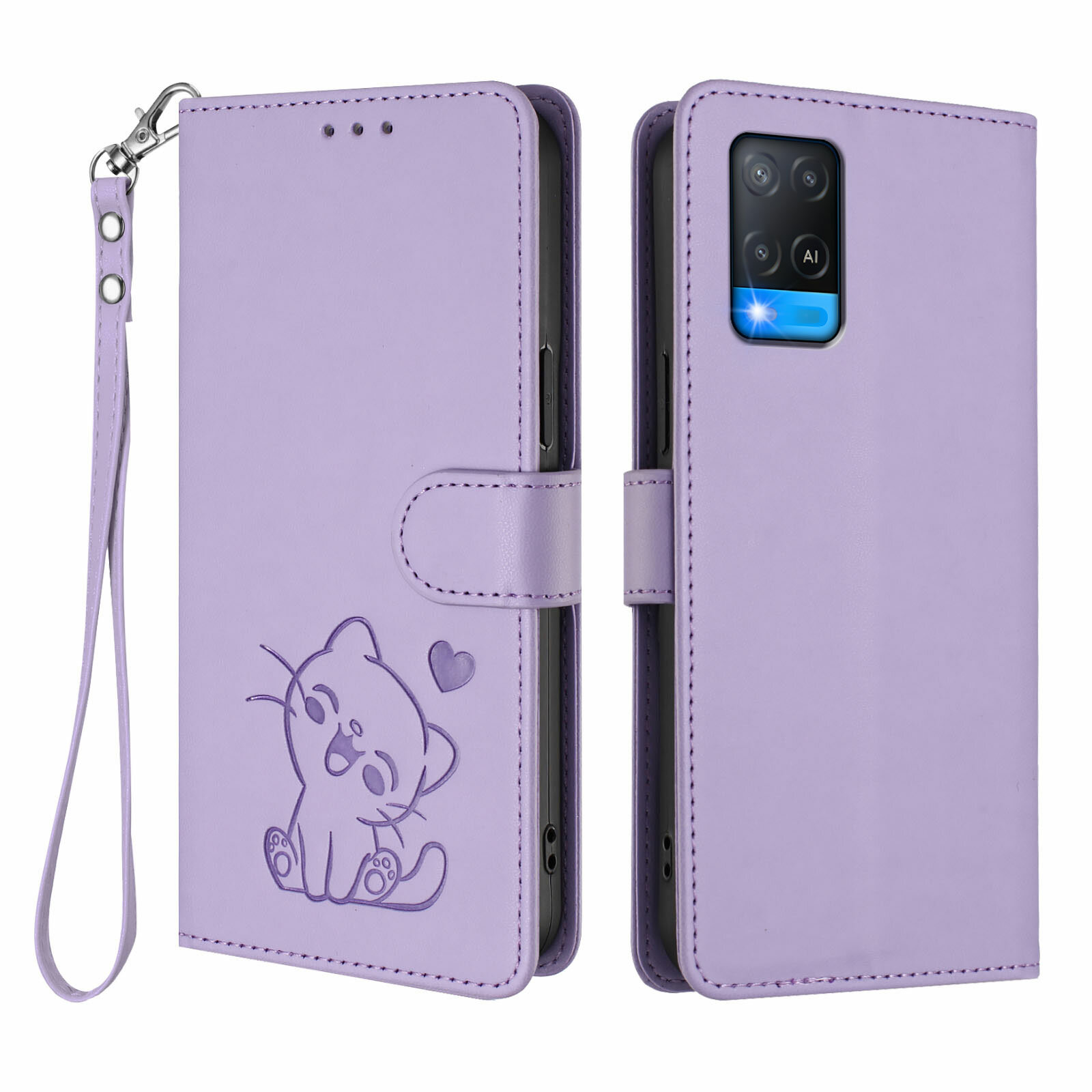 Подходит для Oppo A54 4G/A54S/A55 5G/A16/A16S/A55S 5G/A53S 5G/A56 5G/Realme V11 5G(Оппо a54 4G) Магнитные пряжки, кронштейны, сейсмостойкие, новинки, подарки