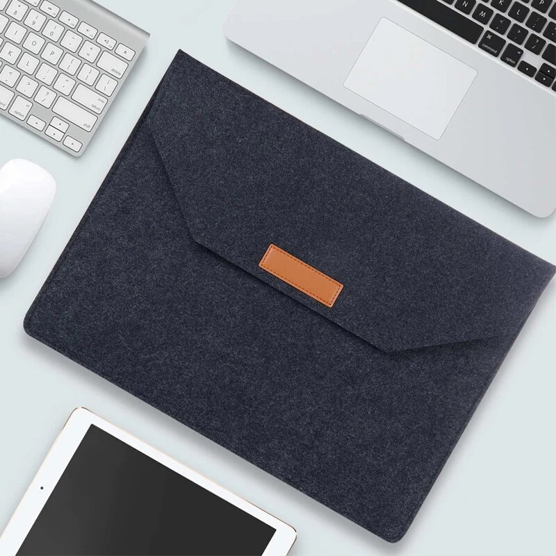 Универсальный Чехол Для Ноутбука Из Шерстяного Фетра Для MacBook Air Pro 13 13,6 15,3 2022-2023 M1 M2 M3 Pro 14,2 16