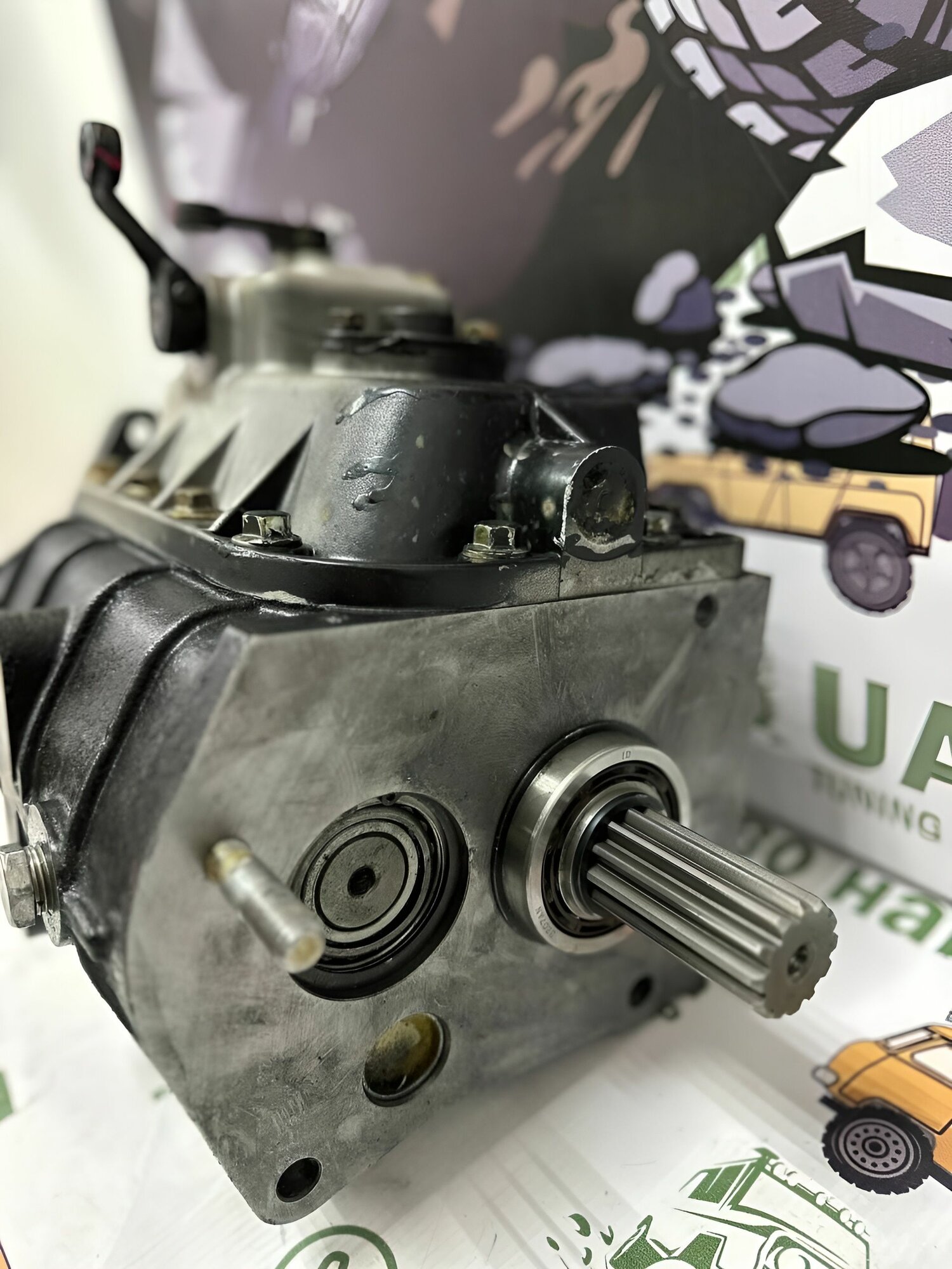 Коробка в сборе (КПП) для УАЗ 452 Буханка, 3962, 3303, 2206 (грузовая) 5-ти ступенчатая, тонкий вал (29 мм)