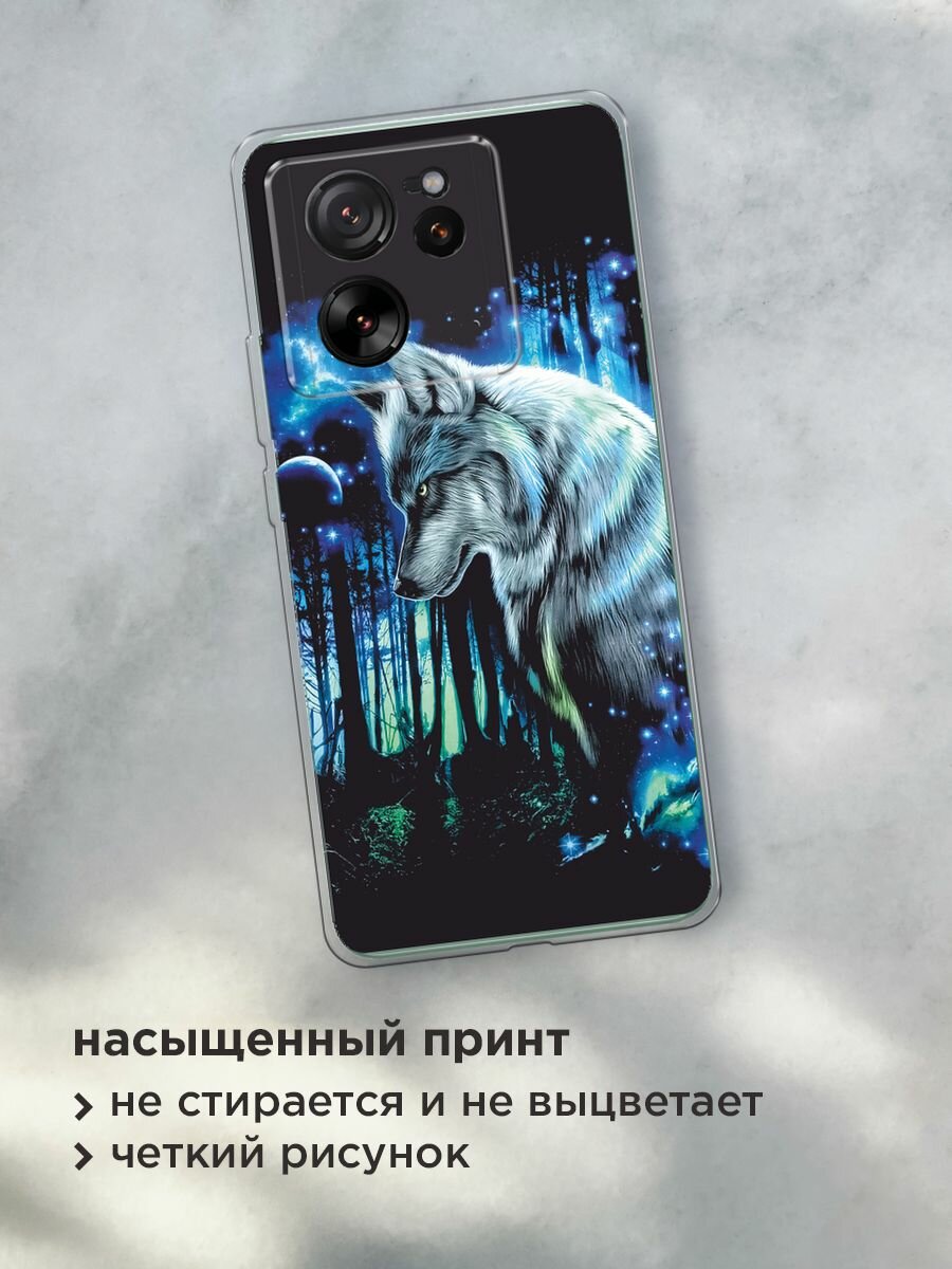 Чехол на Xiaomi 13T Pro / Сяоми 13Т Про с принтом "Сказочный волк" — фото 1