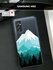 Чехол на Samsung Galaxy M52 / Самсунг Галакси M52 с принтом "Синяя снежная гора"...