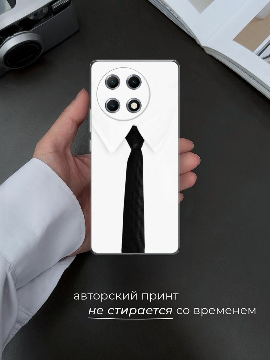 Чехол на Tecno Camon 30S / Текно Камон 30S с принтом "Галстук" — фото 1