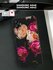 Чехол на Samsung Galaxy A04e / Самсунг A04e с принтом "Розовые пионы на черном"