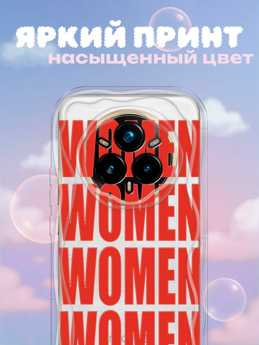 Чехол на Realme 14 Pro Plus / Реалми 14 pro plus с принтом WOMEN 3 — фото 1