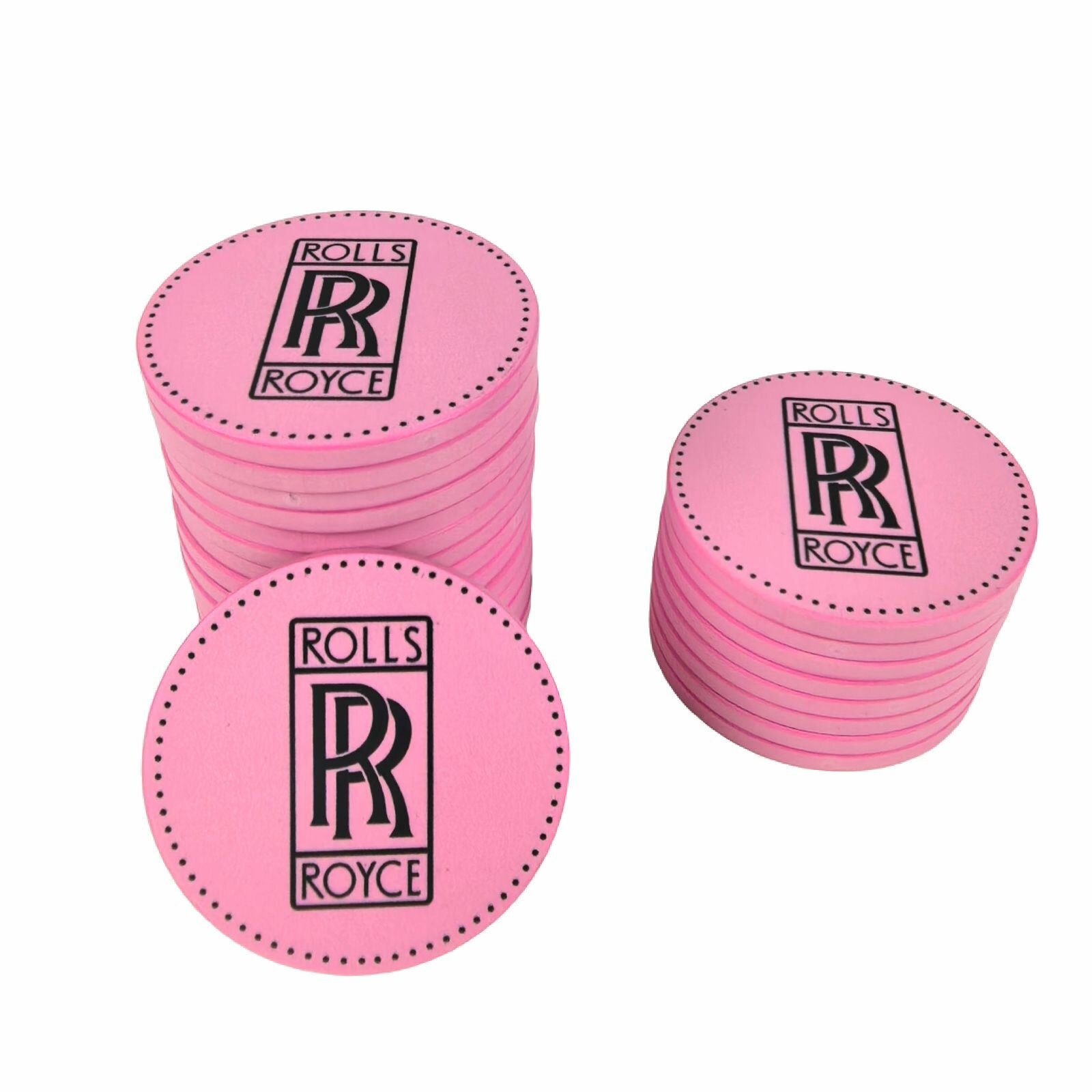 Аксессуары для настольных игр и покера: Керамические фишки Rolls Royce 43 мм без номинала