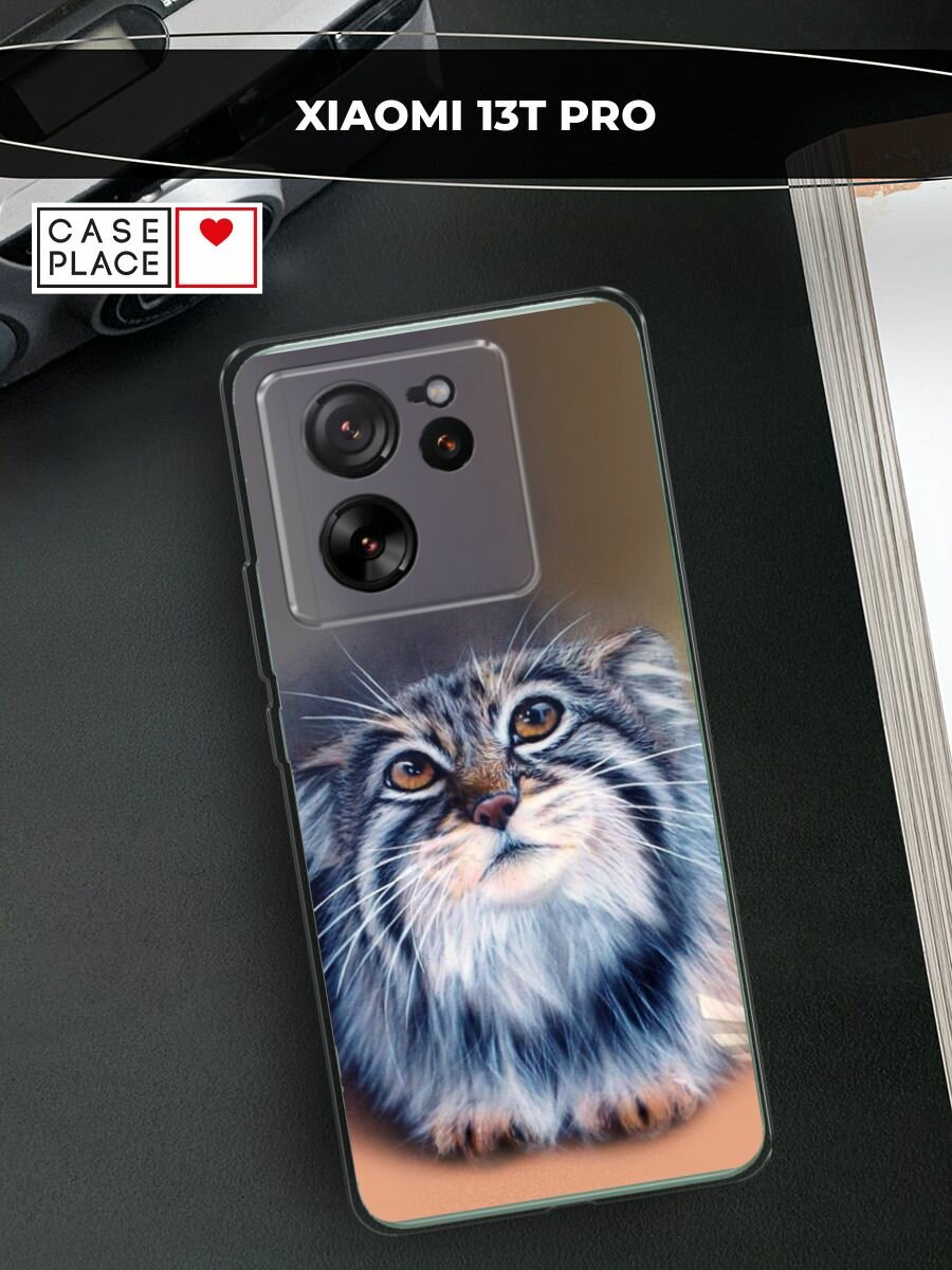 Чехол на Xiaomi 13T Pro / Сяоми 13Т Про с принтом "Кот манул 2"