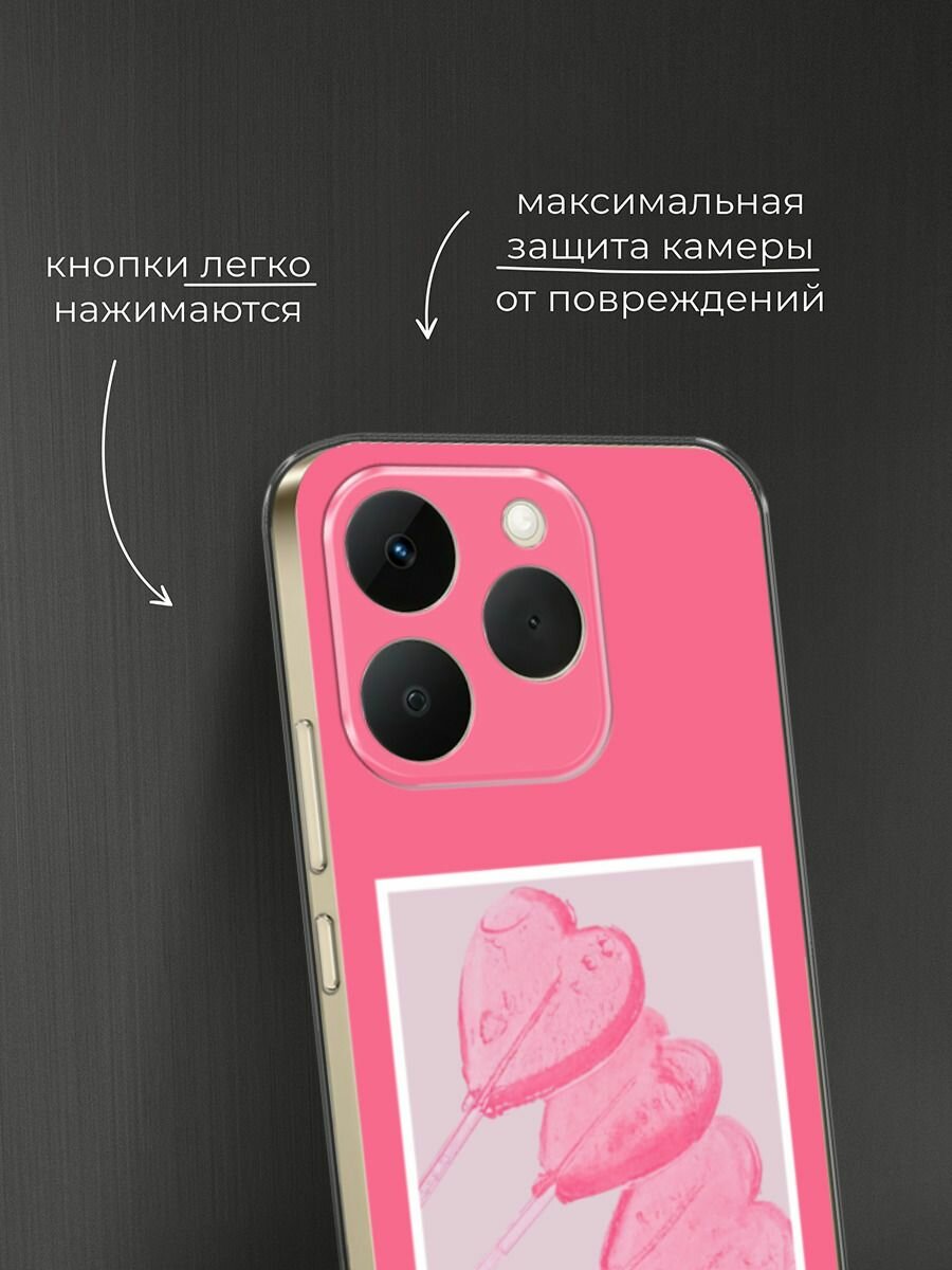Чехол на Realme 15T / Реалми 15Т с принтом "Pantone Lovable 1 - 14 февраля" — фото 1