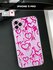 Чехол на Apple iPhone 11 Pro / Айфон 11 Про с принтом "Граффити сердец", прозрач...