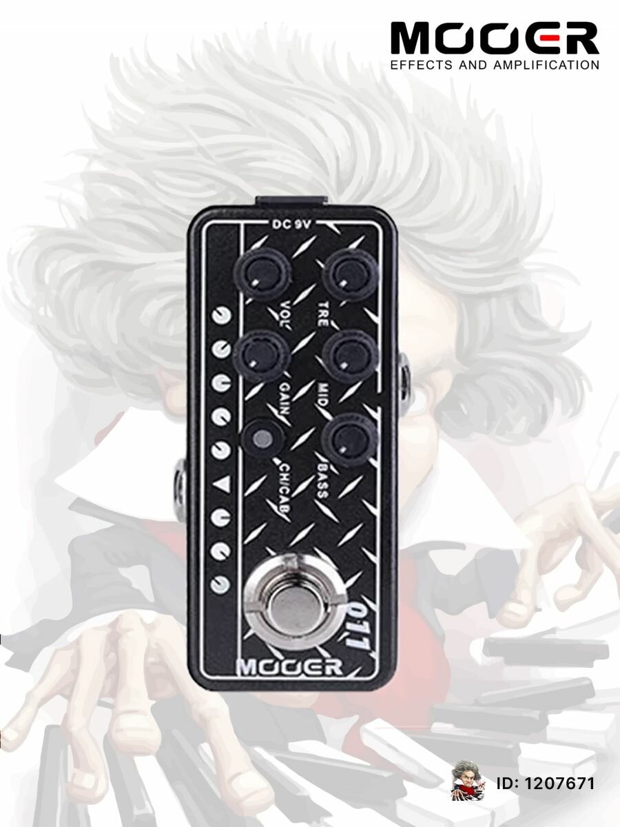 MOOER Одноблочная бокс-головка эффектов(011 Mesa Cali-Dual)