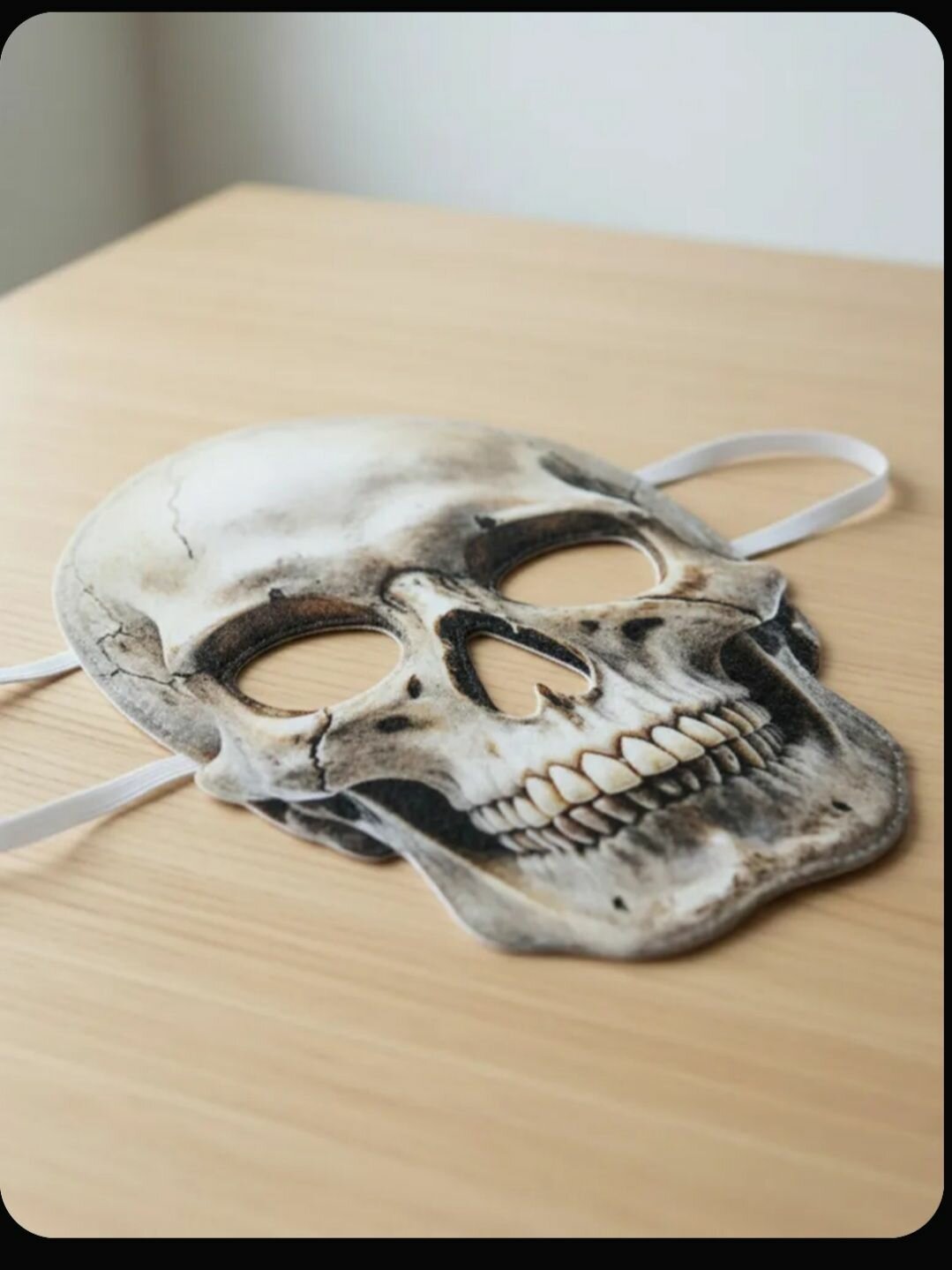 Маска череп, фетр