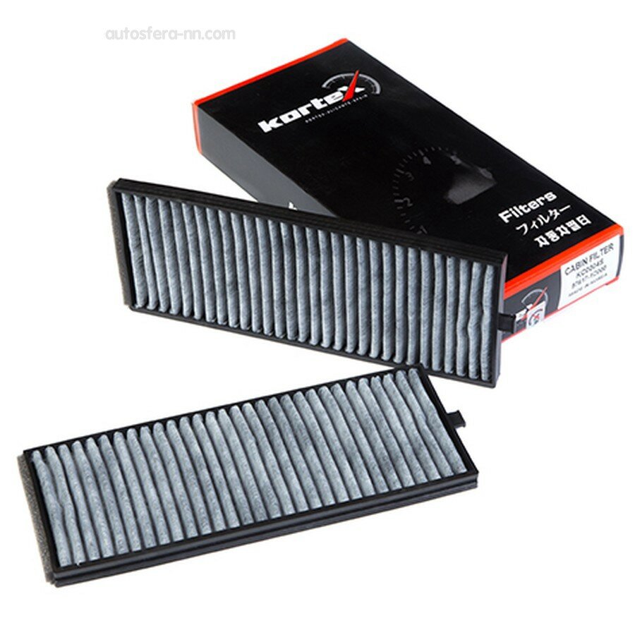 KORTEX KC0004S Фильтр салона HYUNDAI ACCENT/GETZ 00- (упак.2шт.) угольный