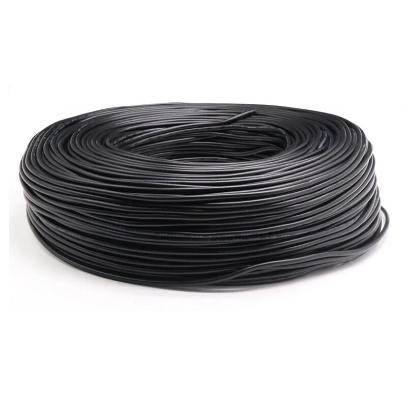 UL2464 многожильный электрический провод 2-10 жил черный/белый 2-Core, Black, 22AWG x 1M