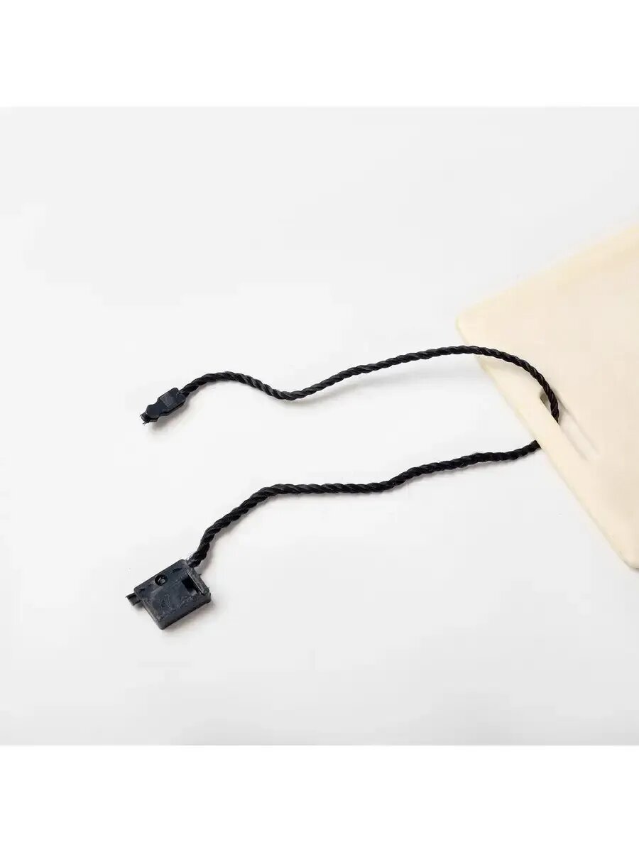 Микропломба для этикеток 1000 штук, цвет красно-белый