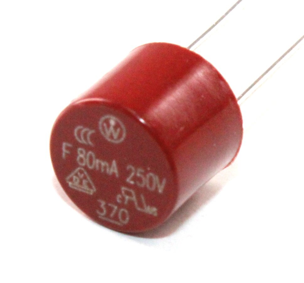 FUSE 80mA 250V (TR5 370 Series), Предохранитель, Littelfuse, (быстродействующий)