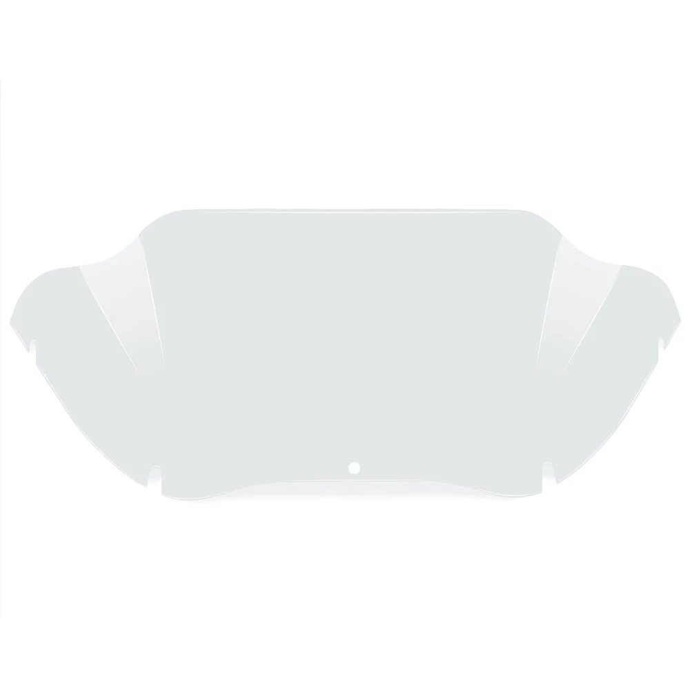 9,5-дюймовый лобовое стекло мотоцикла, двойной легкий дефлектор ветрового стекла Белый, прозрачный